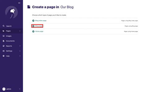 your first wagtail site — wagtail documentation 4 2 2 documentation