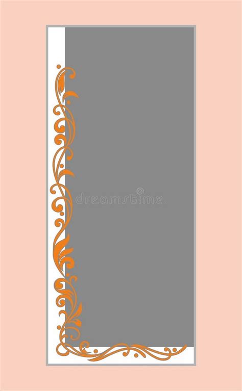 Mirrors Glass Border Design Vector Cdr Stock Vector Illustration Of