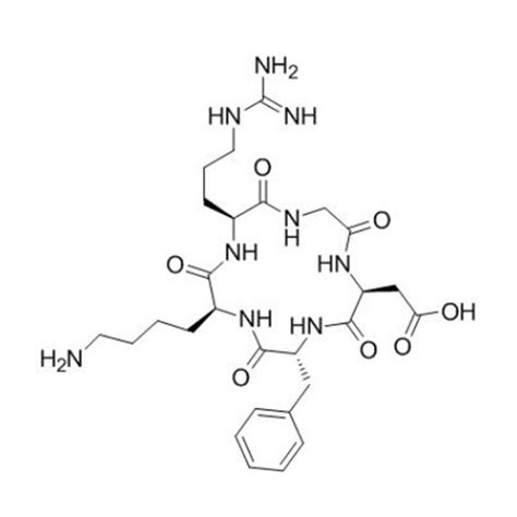 选择性的αvβ3整联蛋白的抑制剂cyclo Arg Gly Asp D Phe Lys 1552 03 0 合成 保护 分子式