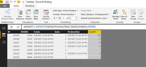 Datediff In Columns With A Equal Id Microsoft Fabric Community