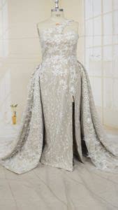 C2021 Chaundra One Shoulder Plus Size Wedding Gowns Darius Customs