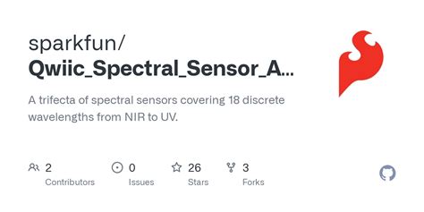 GitHub Sparkfun Qwiic Spectral Sensor AS X A Trifecta Of Spectral Sensors Covering