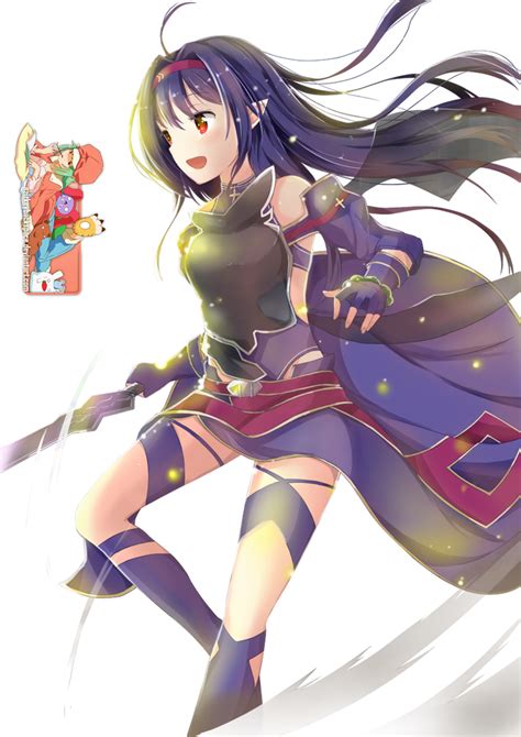 Yuuki Konno Sword Art Online Ii Render By Azizkeybackspace On