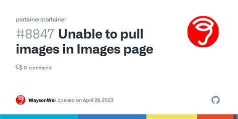 Unable To Pull Images In Images Page · Issue 8847 · Portainer