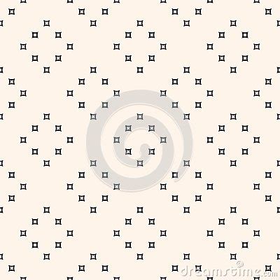 Vector Minimalist Seamless Pattern With Small Outline Curved Squares CartoonDealer