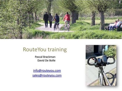 Routeyou Route Viewer En Ppt