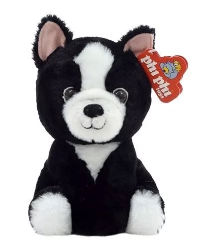 Peluche Perrito Phi Phi Toys Negro 30cm Raza Border Collie MercadoLibre
