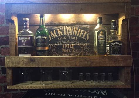 Whiskey Rack With Pallet Wood