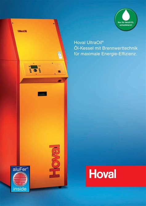 Hoval Ultraoil® Öl Kessel Mit Brennwerttechnik Für Maximale