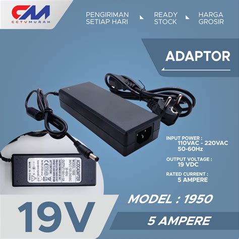 Jual Adaptor 19v 5a Switching Adaptor 19 Volt 5 Amper Shopee