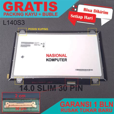 Promo Layar LCD LED Laptop Lenovo Ideapad 300 300 14IBR 300 14ISK 300S