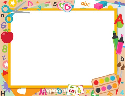 Preschool Border 62 Cliparts