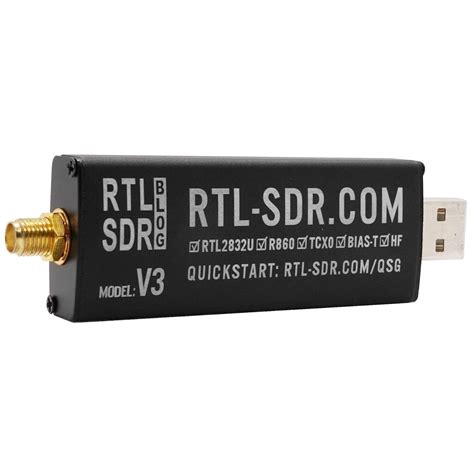RTL SDR Blog V3 RTL2832 1PPM TCXO HF BiasT SMA Software Defined Radio