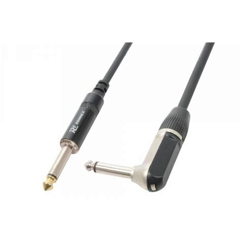 PD Connex 6 Meter Gitaarkabel 6 3mm Mono Haaks 6 3mm Mono