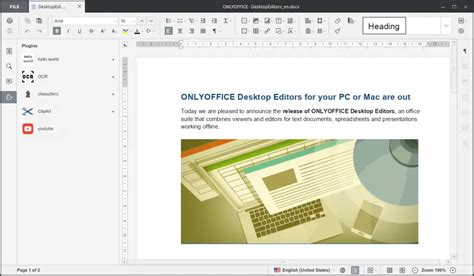 Onlyoffice Desktop Editors 412 Released Install It On Centos Rhel