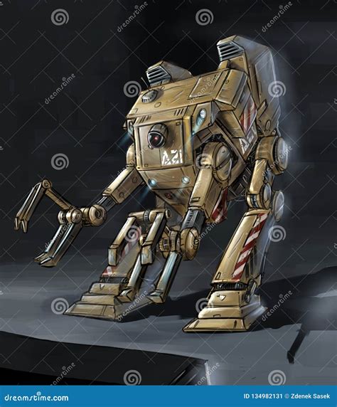 Female Robot Concept Art