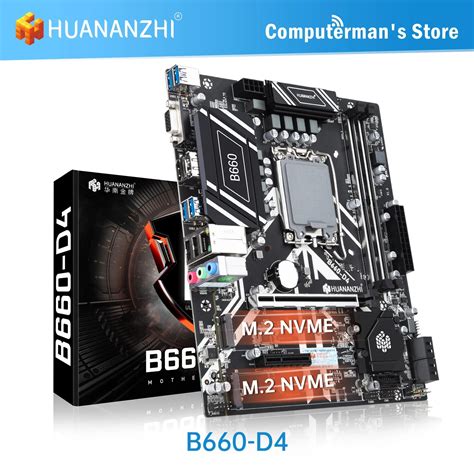 Huananzhi B660 D4 M-atx Motherboard Intel Lga 1700 Suporte Ddr4 12 ...