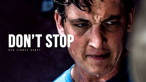 DON T STOP Motivational Speech MotivationalDesire
