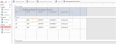 Sql Microsoft Access Ui Design Stack Overflow