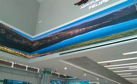 공장 가격 유연한 LED 디스플레이 소프트 LED 스크린 멕시코 시티 공항