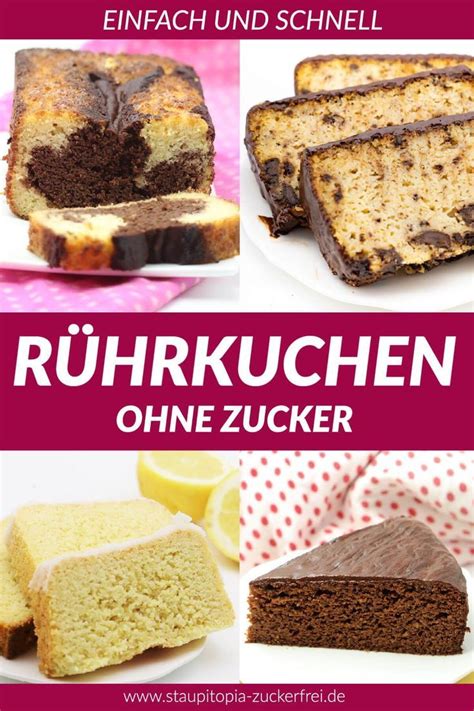 Rührkuchen ohne Zucker Rezepte レシピ