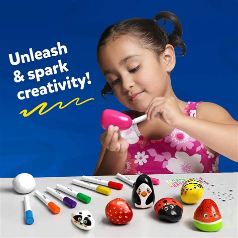 Skillmatics Rock Painting Kit Mess Free Art Craft Activity Y