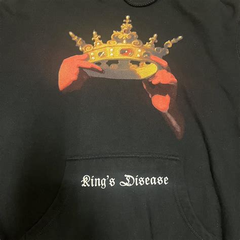 Nas Kings Disease 2 Official Merch Crown Hoodie Depop