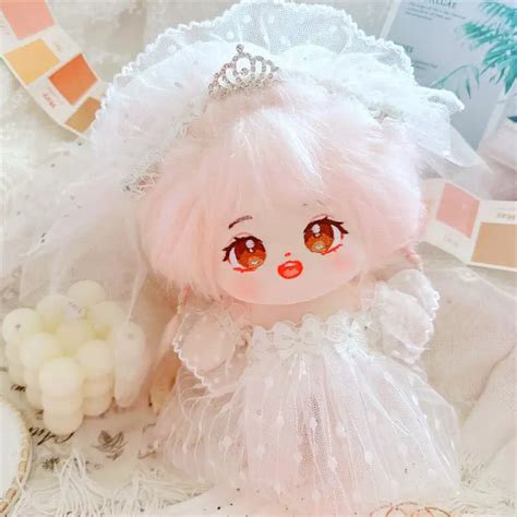 Mu Eca De Peluche De 20cm Para Ni As De 4 Piezas Vestido De Novia