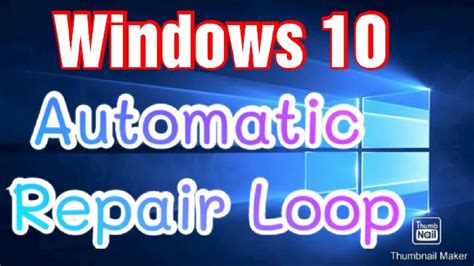 How To Fix Windows 10 Automatic Repair Loop YouTube