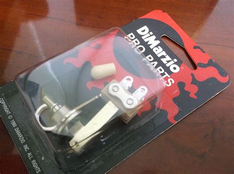 DiMarzio Right Angle Toggle Switch For Guitar With Knob Reverb