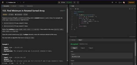 Rati Dubey On Linkedin Day 83100 Problem Find Minimum In Rotated