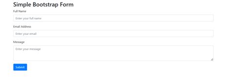 Free Bootstrap Forms Tutorial At Iqra Technology