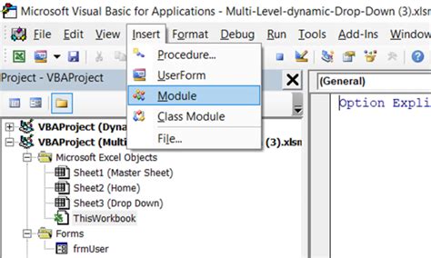 Multi Level Dependent Dynamic Drop Down Lists In Excel Vba Thedatalabs
