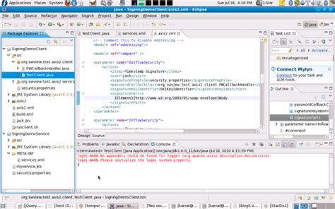 apache axis2 ws security message signing vulnerability version 1 5 1