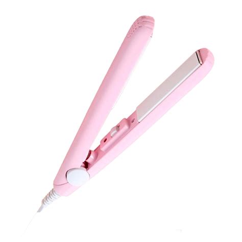 Jrocdr Mini Hair Straightener Portable Ceramic Flat Curling Hair
