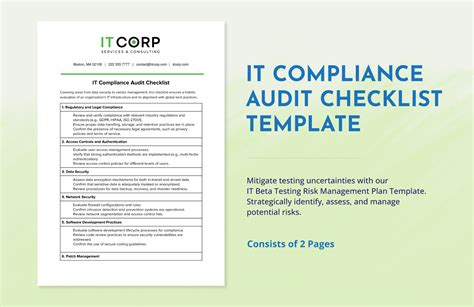 Compliance Audit Template