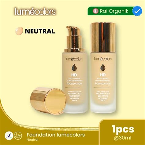 Lume Foundation Sachet Neutral Rai Organik