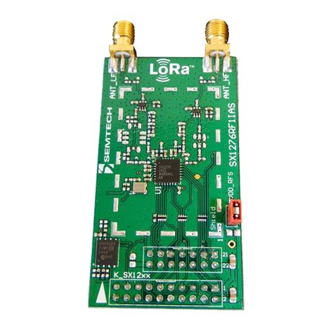 Semtech Sx1276 User Manual Pdf Download Manualslib