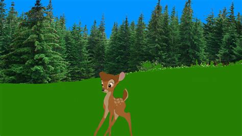Bambi Walking On The Forest By Flyingfoxandbambi On Deviantart