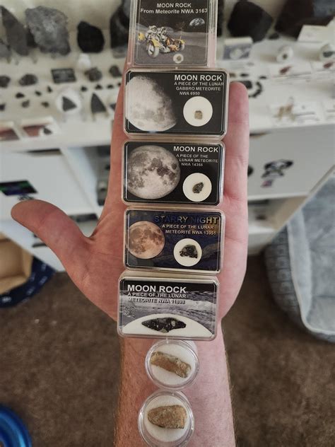 All 7 Of My Lunar Meteorites R Meteorites