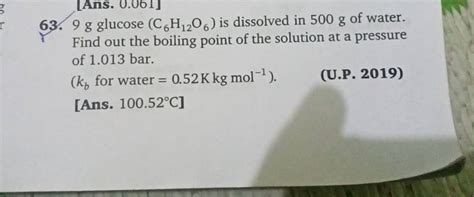 9 Mathrm G Glucose Leftmathrm C 6 Mathrm H 12 Mathrm O 6 Ri