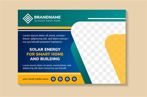 Energi Surya Untuk Rumah Pintar Dan Template Desain Flyer Bangunan