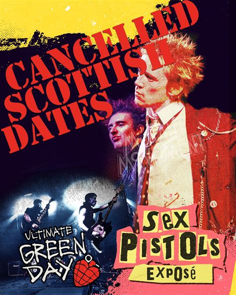 Cancelled Ultimate Green Day Sex Pistols Exposé Glasgow Punk50
