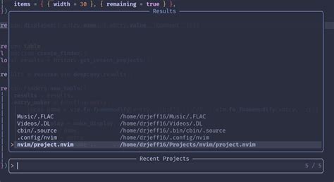 Github Drkjeff16projectnvim A Neovim Plugin That Sets The Cwd To
