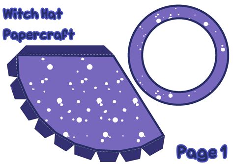 Witch Hat Papercraft Oc By Upleasehelpmerobux Robjectshows