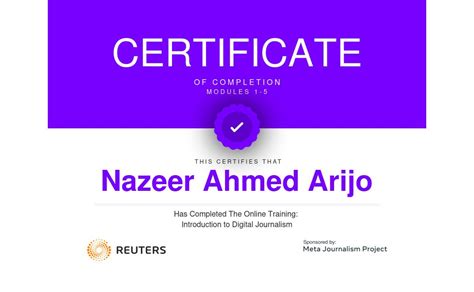 nazeer ahmed arijo on linkedin i have completed the online training