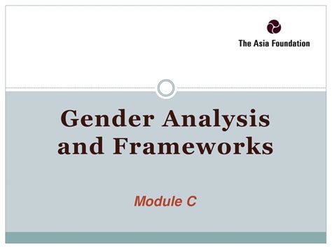 Ppt Gender Analysis And Frameworks Powerpoint Presentation Free