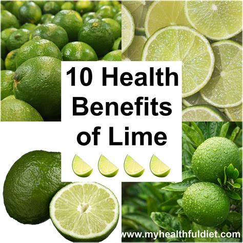 10 Benefits Of Lime🍋‍🟩 Myhealthfuldietcom