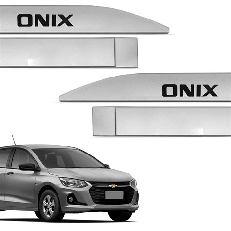 Friso Lateral Onix 2013 A 2024 Prata Shark General Car