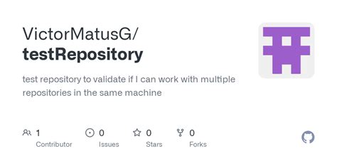 Github Victormatusgtestrepository Test Repository To Validate If I